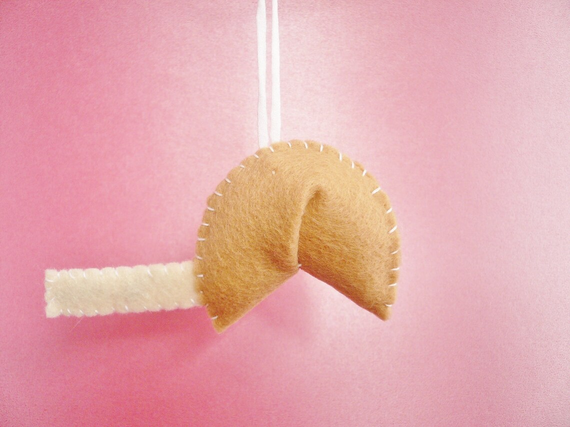 Fortune Cookie Ornament I Heart You Customized Fortune | Etsy