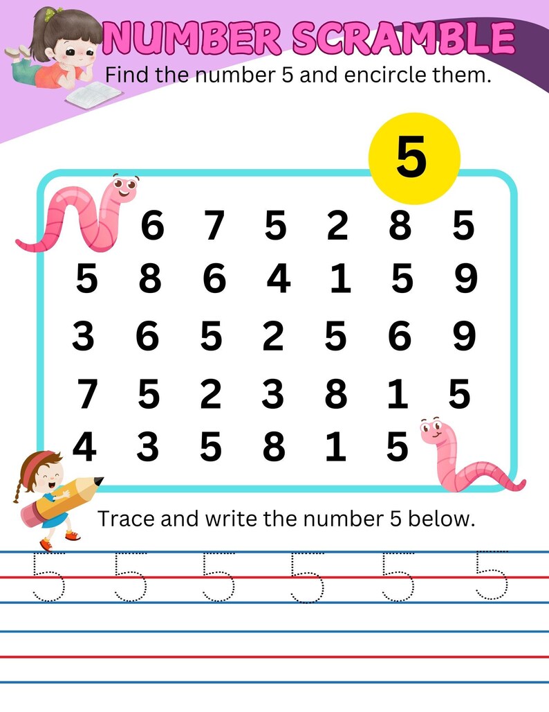 Learning Numbers - Etsy
