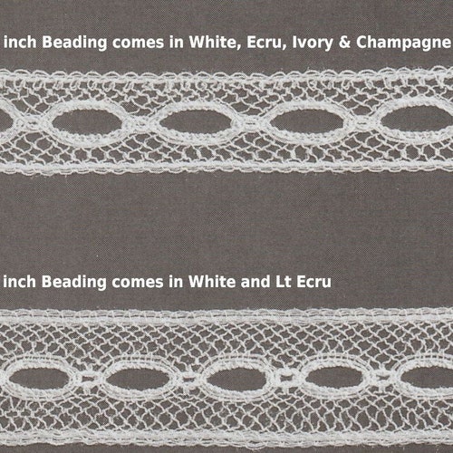 White French Cotton Lace Edging and Insertion Heirloom - Etsy