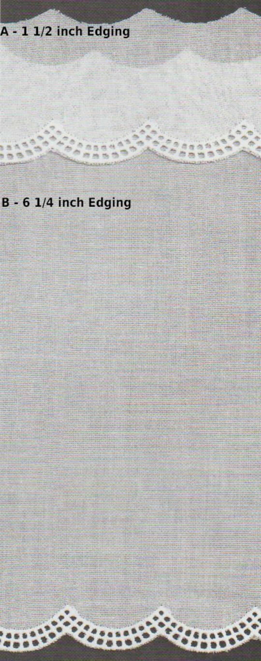 Simple White Scalloped Swiss Batiste Embroidered Edging Perfect for ...