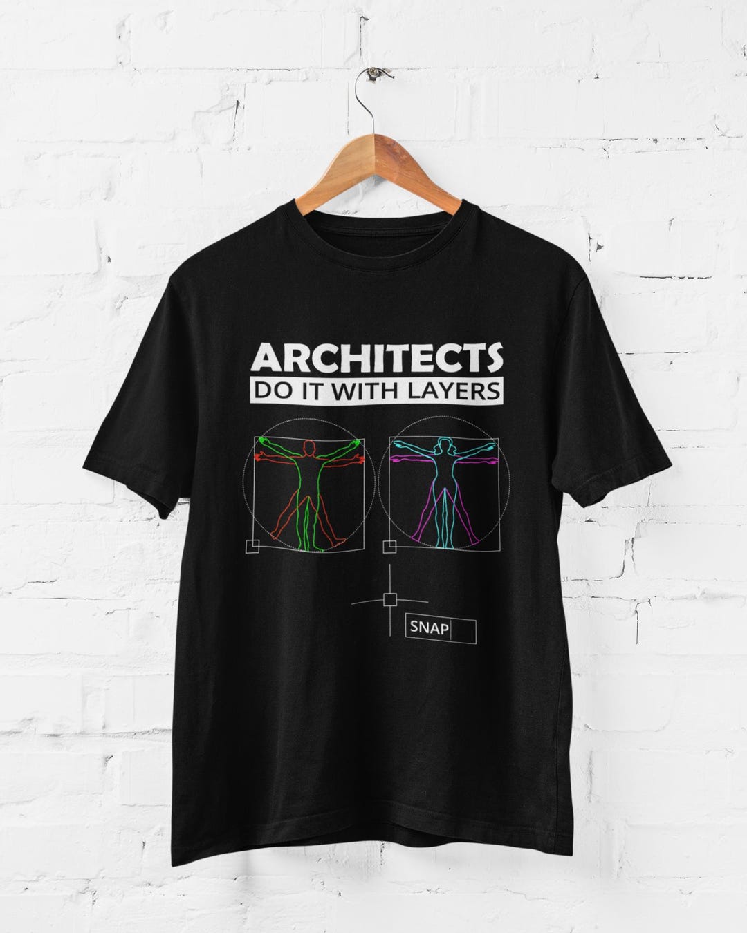 Architects Do It With Layers T-shirt for Autocad Drawing Lovers - Etsy