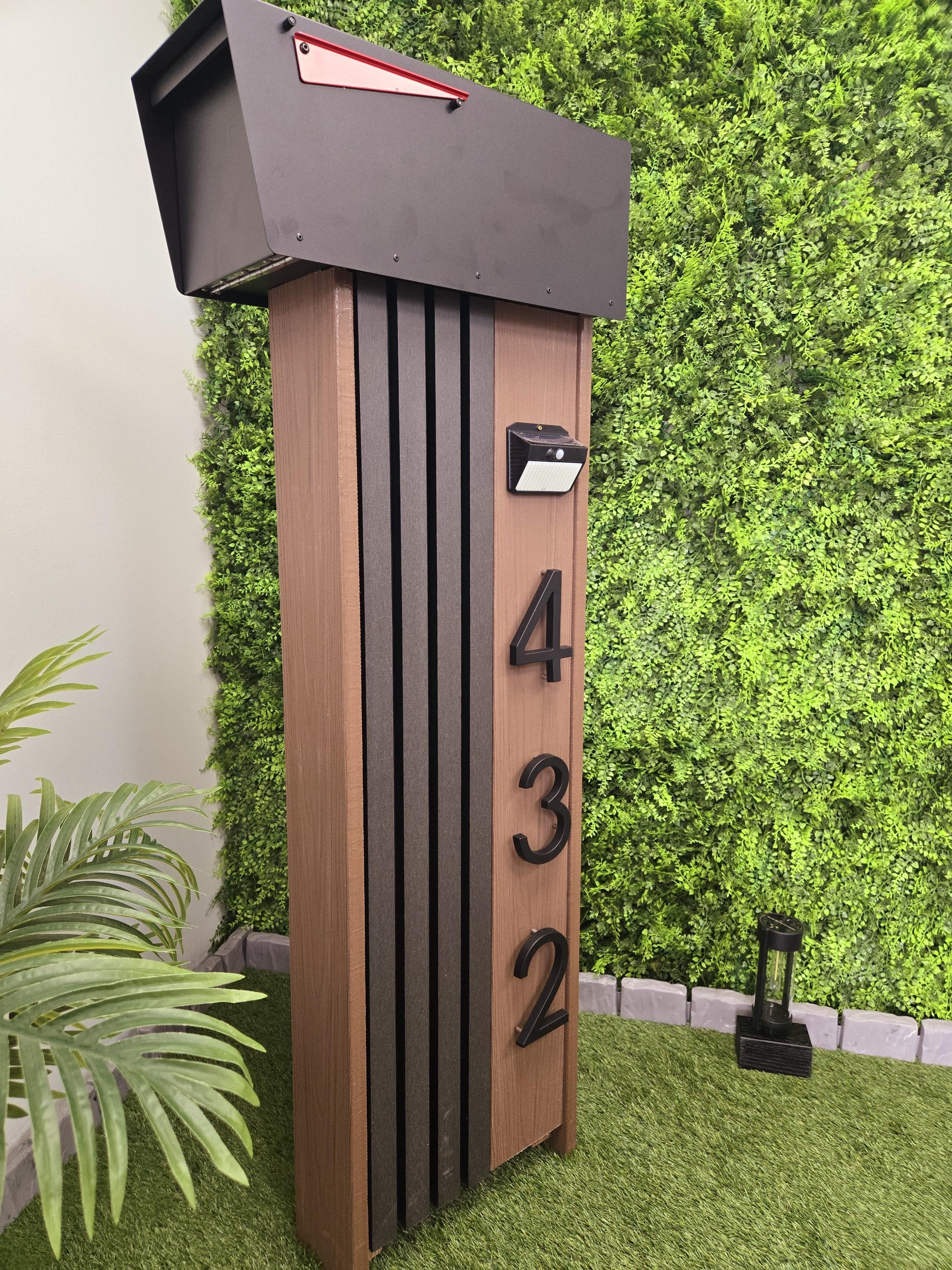 Mailbox,custom Mailbox,composite Mailstand,rustic Post - Etsy