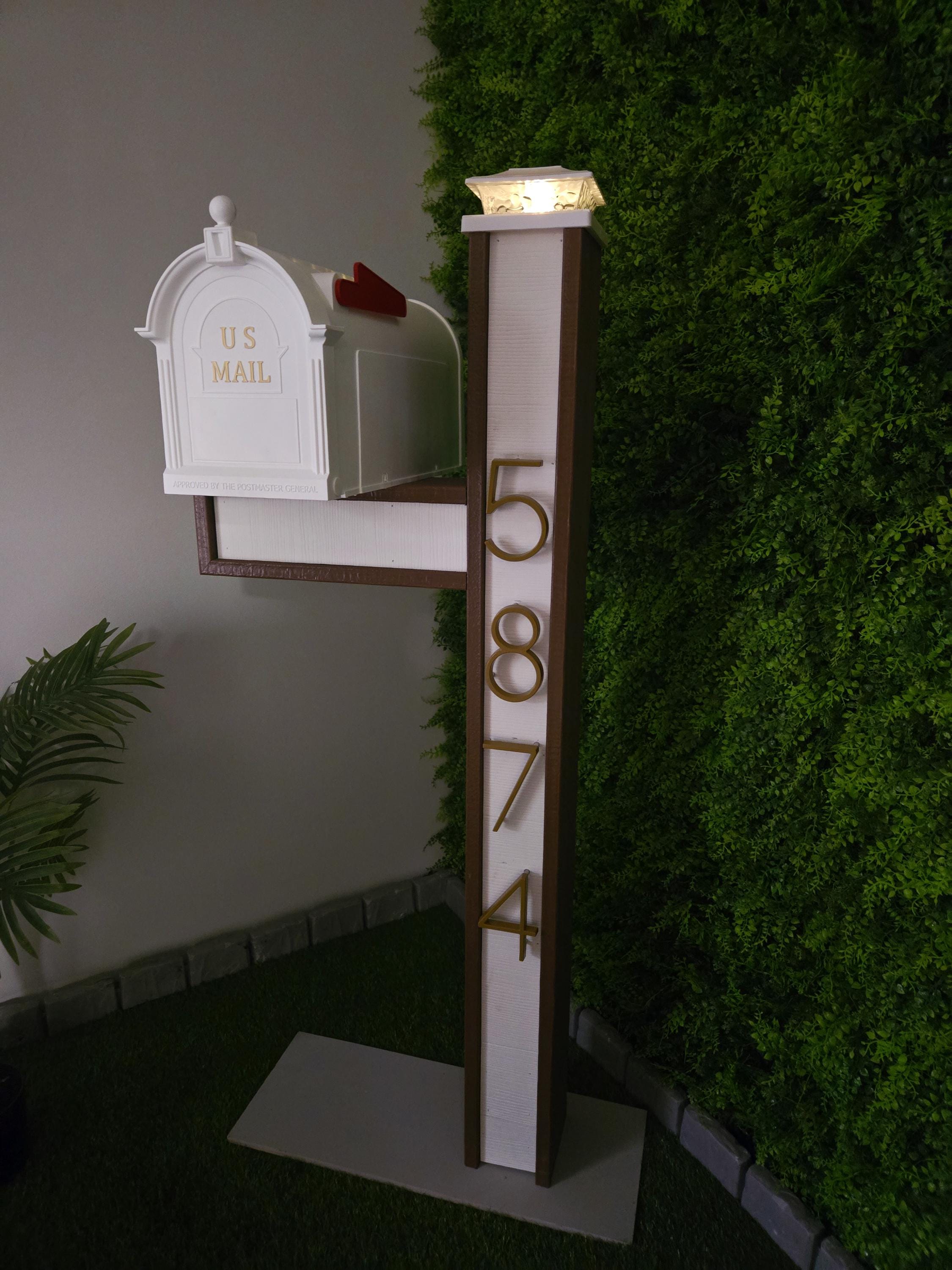 Mailbox, Custom Mailbox, Composite Mailstand, Rustic Post - Etsy