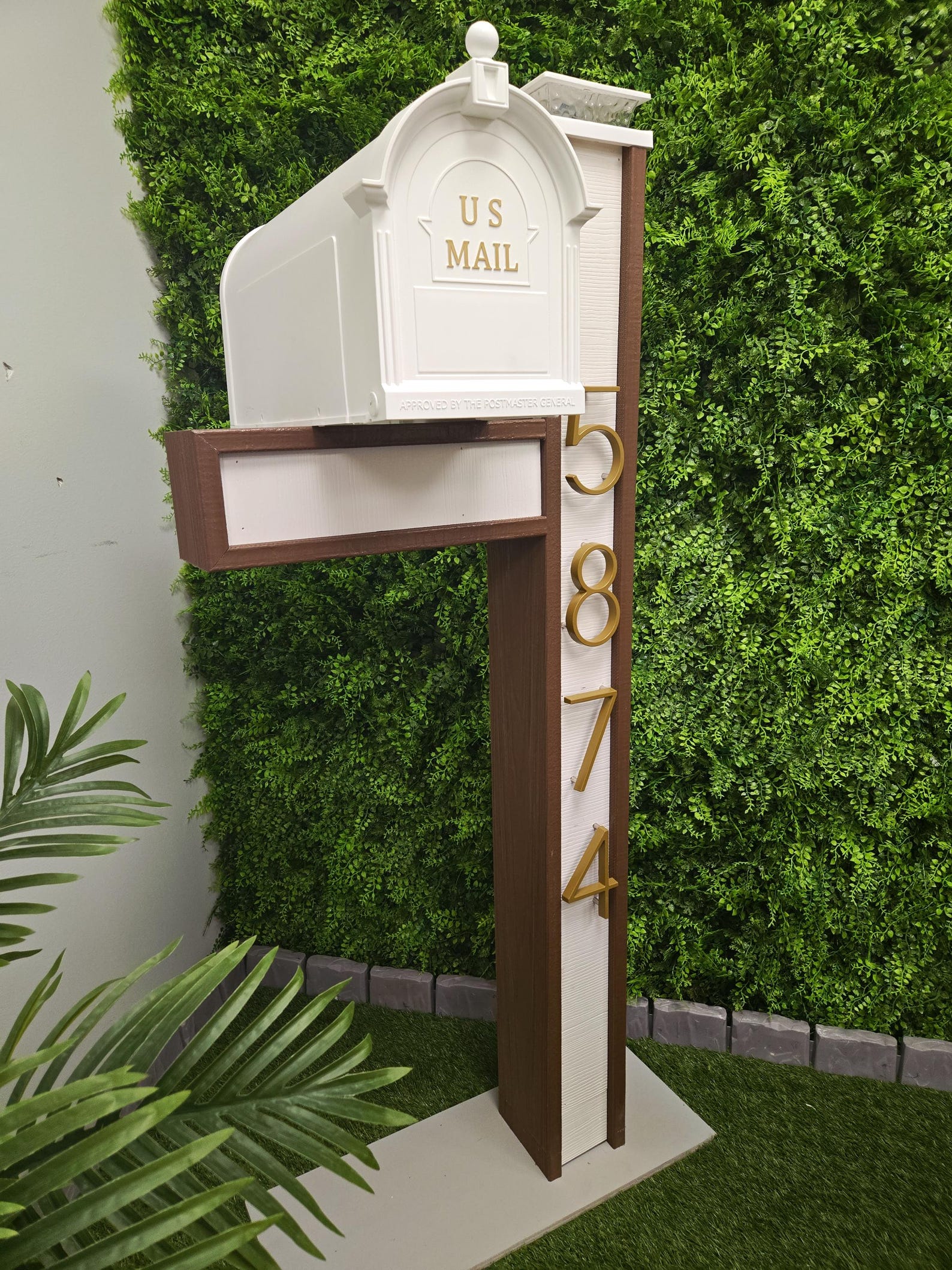 Mailbox, Custom Mailbox, Composite Mailstand, Rustic Post - Etsy