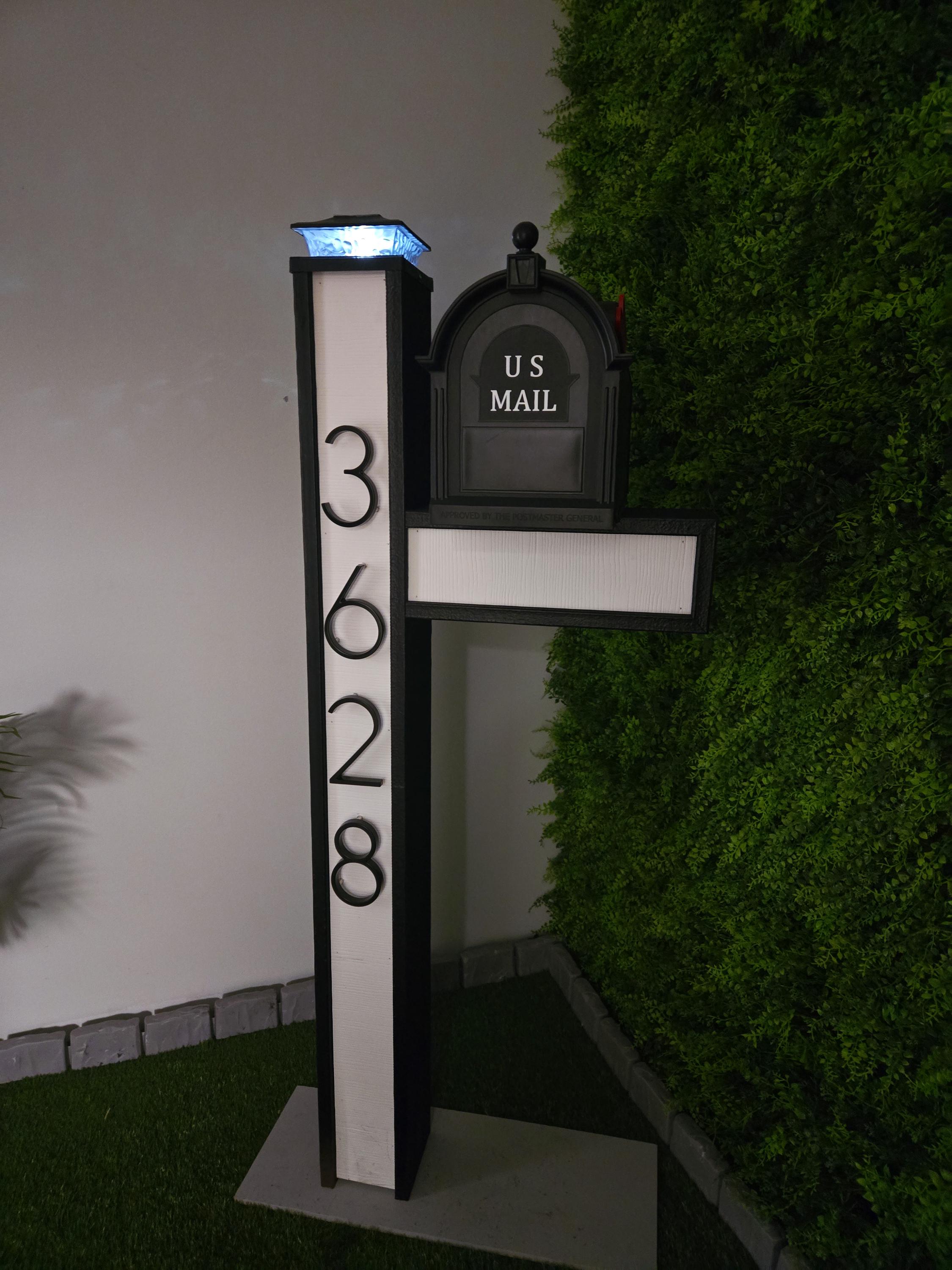 Mailbox, Custom Mailbox, Composite Mailstand, Rustic Post - Etsy