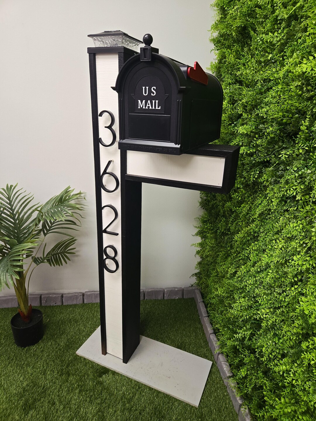 Mailbox, Custom Mailbox, Composite Mailstand, Rustic Post - Etsy
