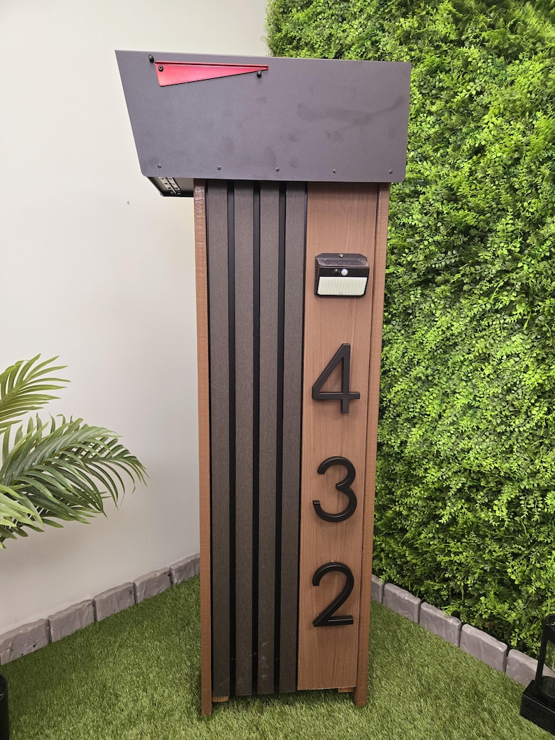 Mailbox,custom Mailbox,composite Mailstand,rustic Post - Etsy