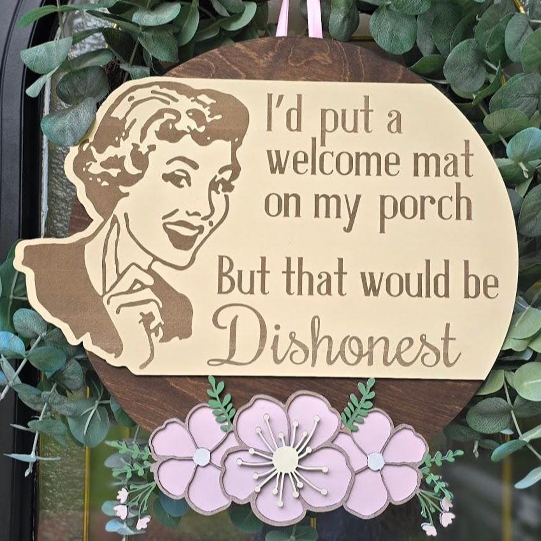 Sassy Retro House Welcome Decor - Etsy
