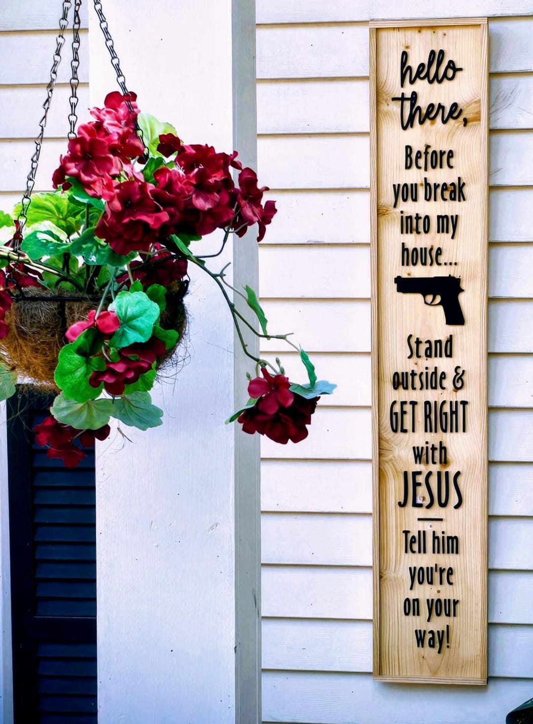 Get Right With Jesus/ 2nd Amendment Sign - Etsy