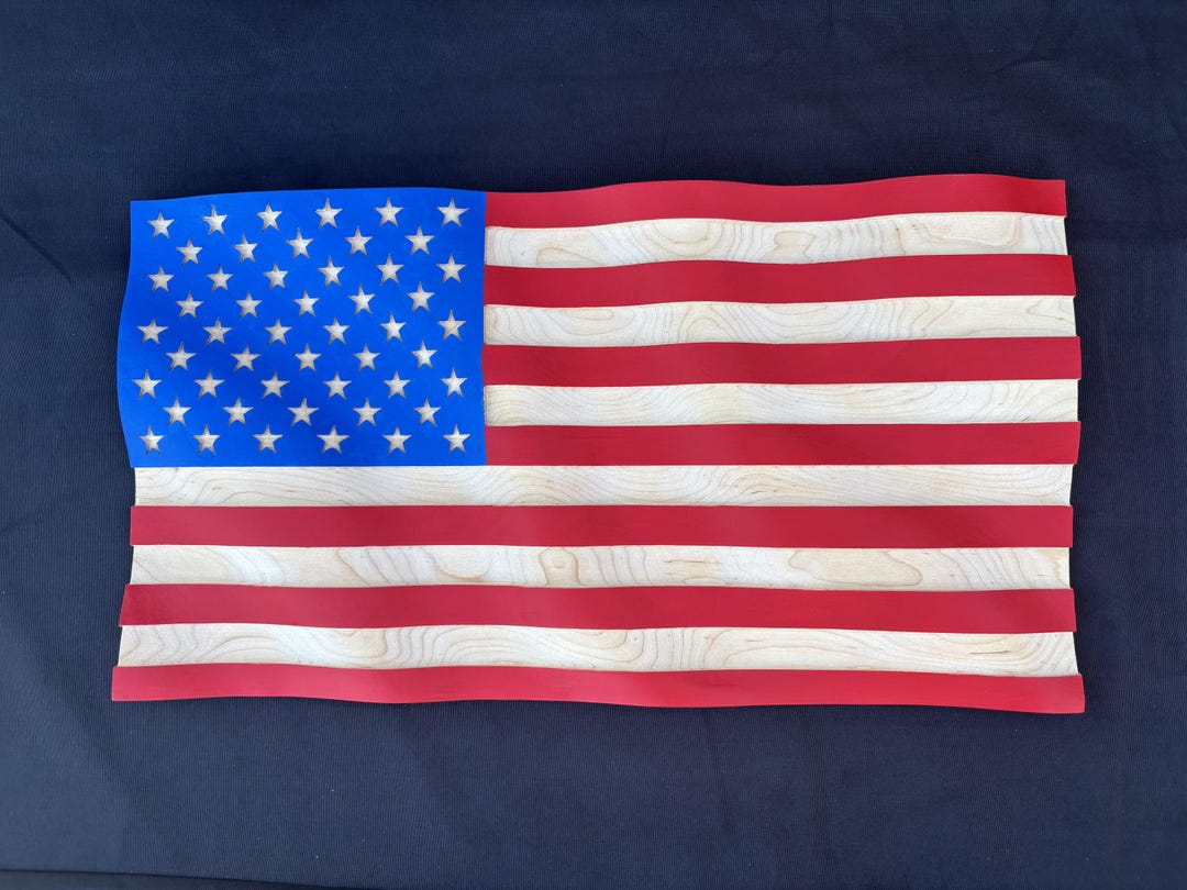 American Waving Flag. - Etsy