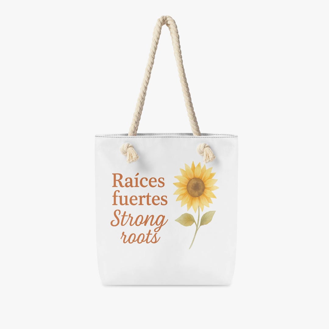 Eco-friendly Fabric Tote | Hemp Rope Handle | Custom Beach or Market ...