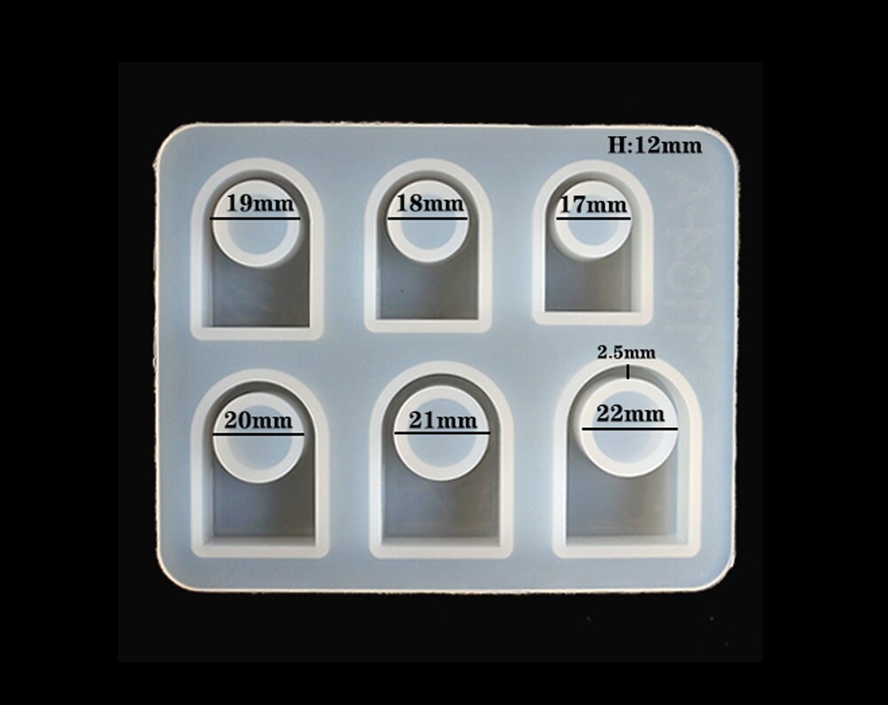 New Style Rectangular Top Ring Mold Silicone Mold Ring Resin Molds ...