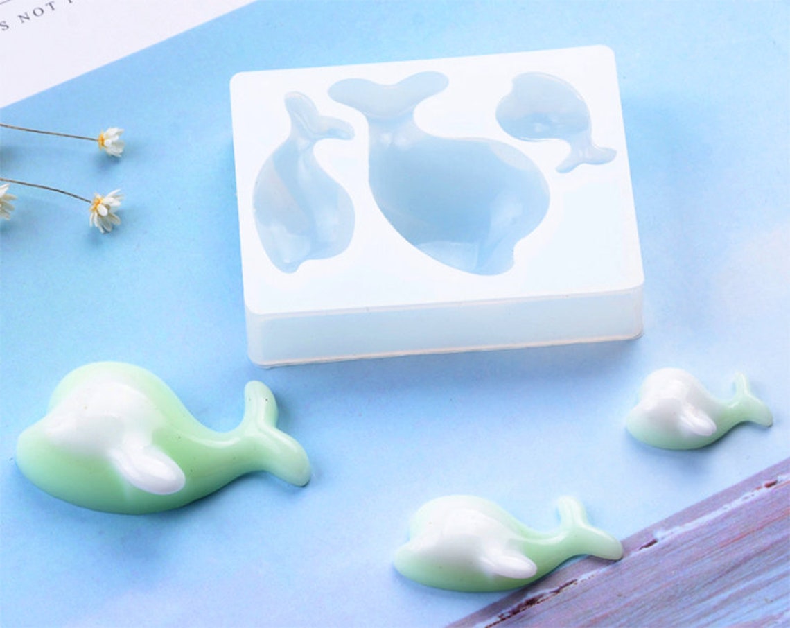 Dolphin Silicone Mold for Resin Dolphin Resin Mold mini - Etsy