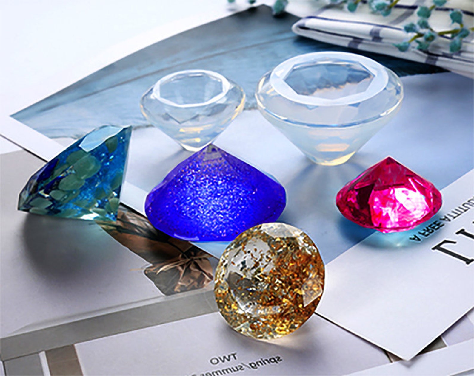 Diamond Mold Silicon Mold for Resin Resin Mould for - Etsy