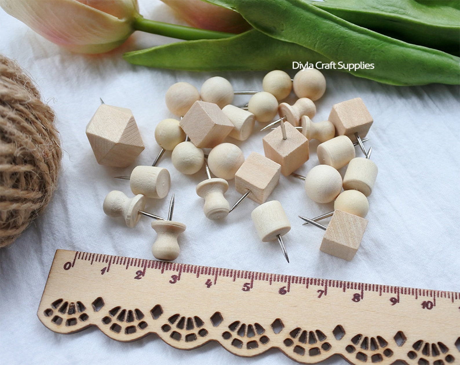 Wooden Push Pins Drawing Pin Thumbtack World Map Push Pin - Etsy