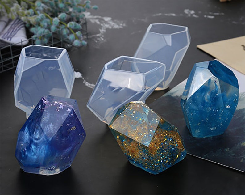 Big Gem Stone Silicone Mold for Resinstone Pendant Resin Mold - Etsy