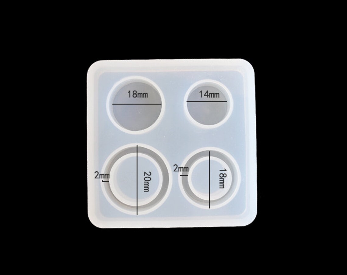 Circle Silicone Mold for Resin Round Resin Mold mini Earring | Etsy