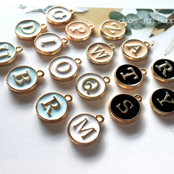 Monogram Charm - Etsy