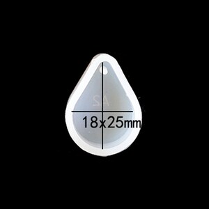 Pendant Silicone Mold for Resin With Holes Geometry Rectangular Round ...