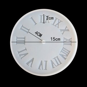 Roman Numerals Zodiac Clock Silicone Mold for Resin, Silicone Resin ...