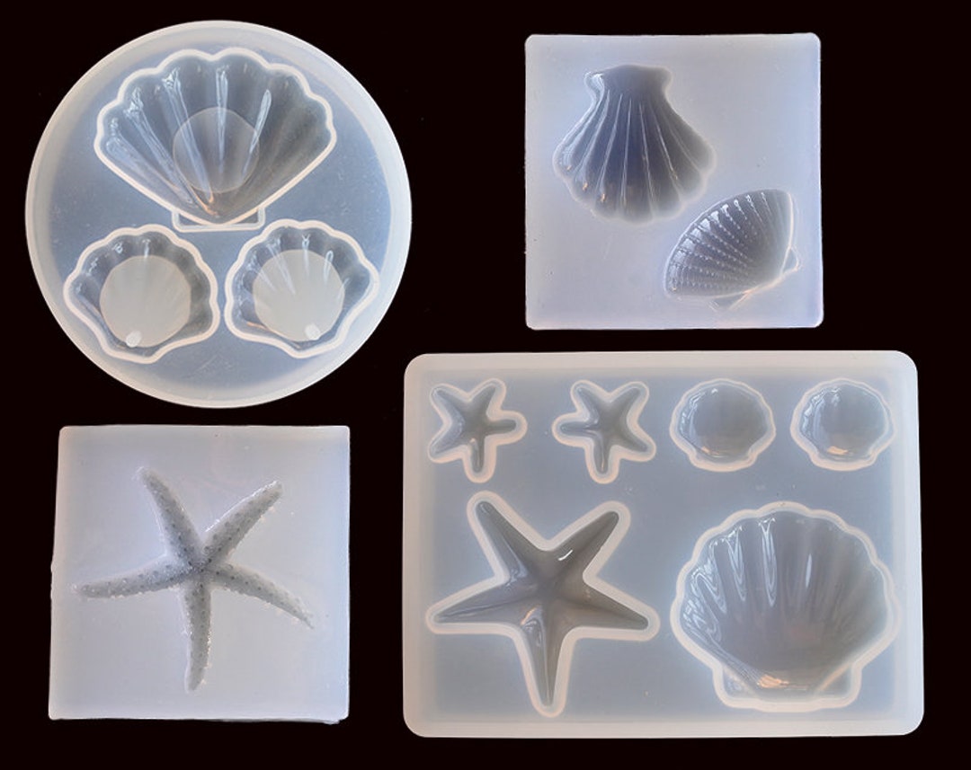 Shell Conch Sea Starfish Scallop Silicone Mold for Resin - Etsy