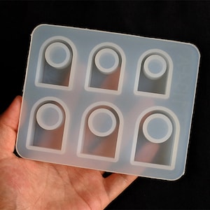 New Style Rectangular Top Ring Mold Silicone Mold Ring Resin Molds ...