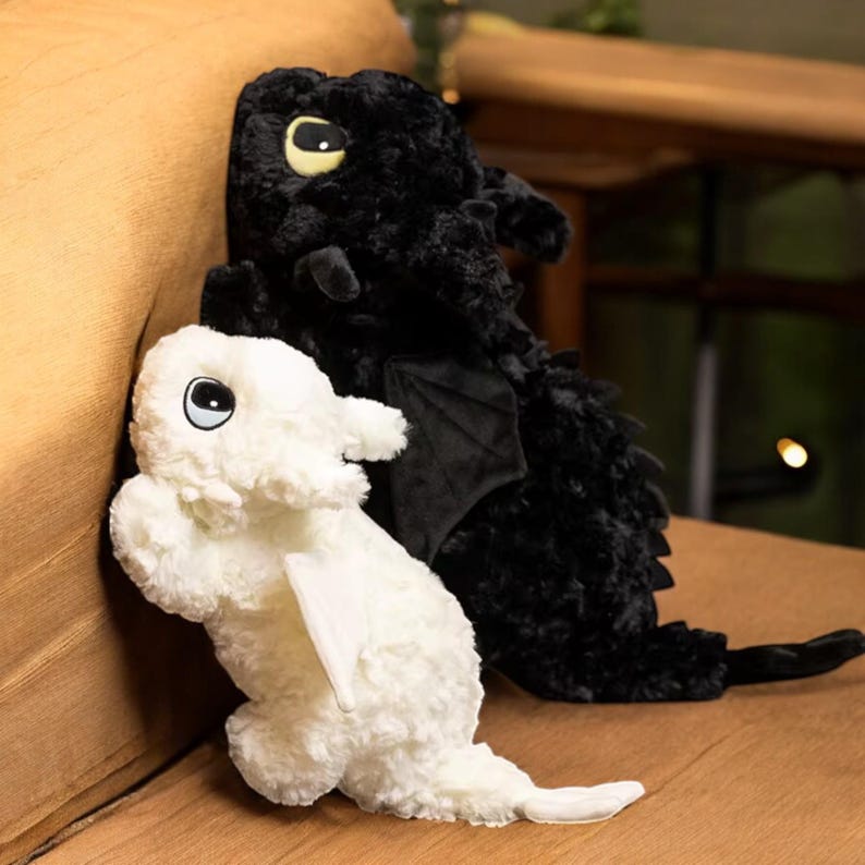 Toothless Dragon Plush Toy – 55/70cm Kawaii Anime Dragon Soft Stuffed ...
