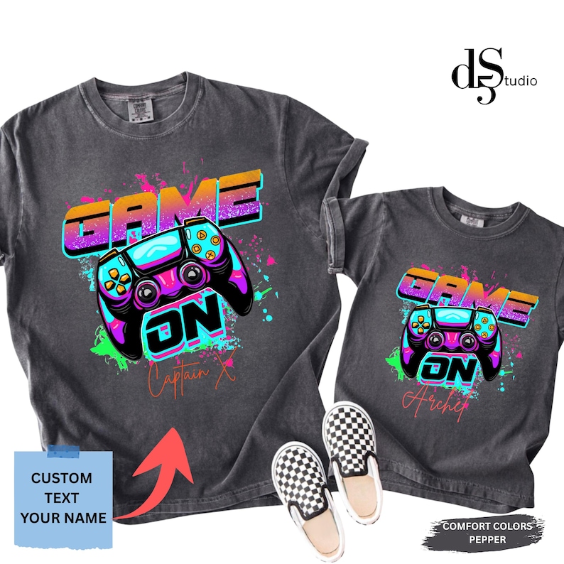 Game on Gamer Tee: Funny Video Game Shirt for Men - Etsy
