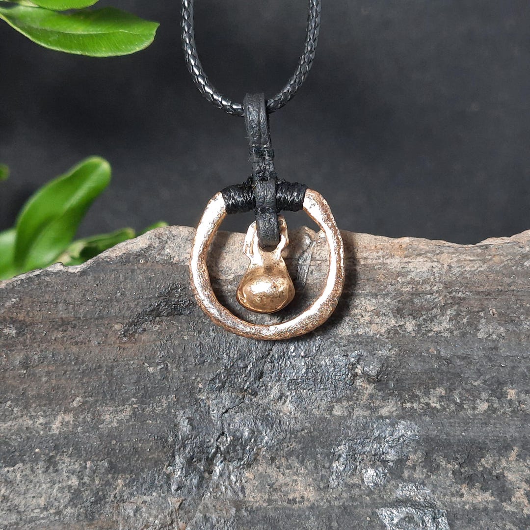 Ancient Viking Age Ring Button Amulet, Unique Original Spiritual Bronze ...