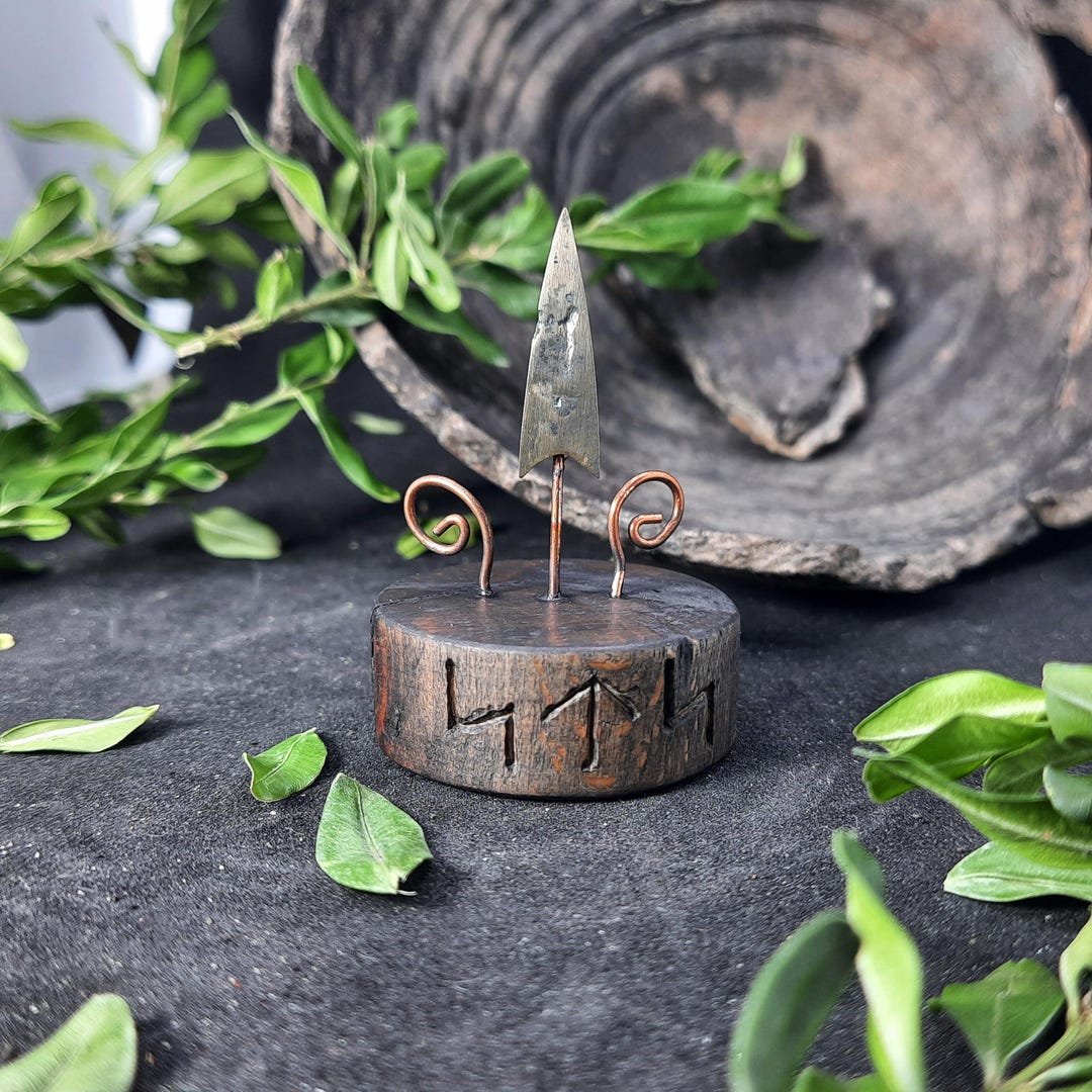 Ancient Scythian Arrowhead, Wood Stand Rune, Original Scythian Pendant ...