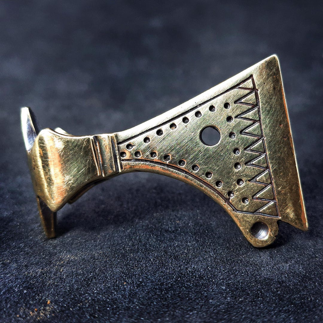 Bronze Perun Axe Pendant Made From Bullets War in Ukraine, Viking Age ...