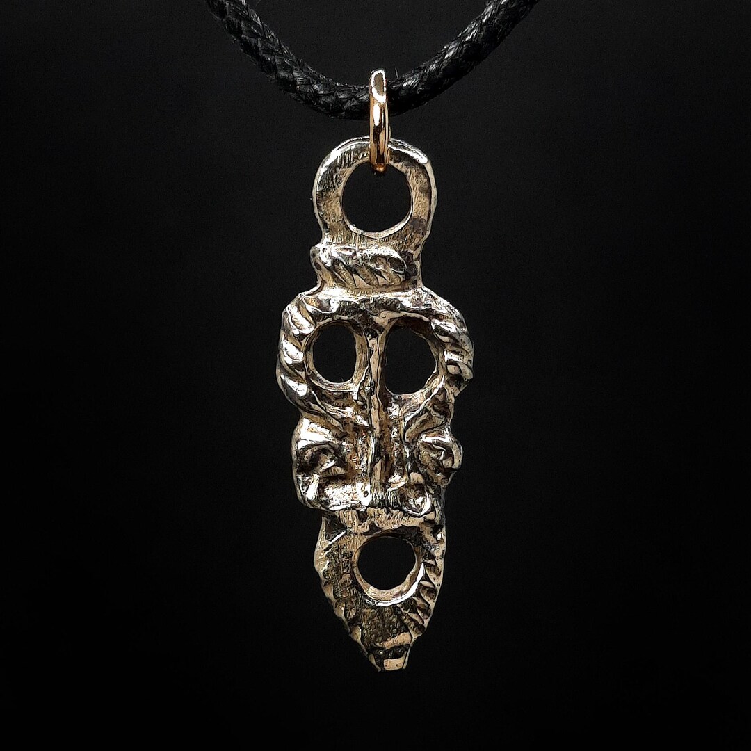 Ancient Tatar Bronze Pendant. Ottoman Empire Artifact 15th Century AD ...