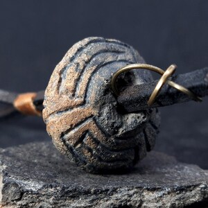 Unique Ancient Scythian Age Big Stone Bead Inlaid With Infinity Solar ...