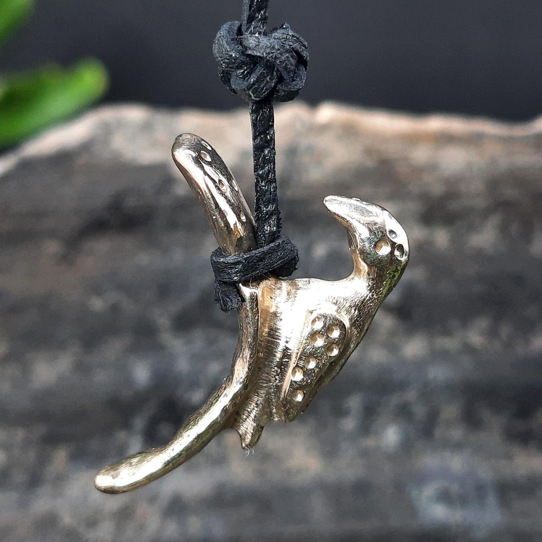 Ancient Celtic Odin Crow of Viking Age Necklace, Rare Authentic ...