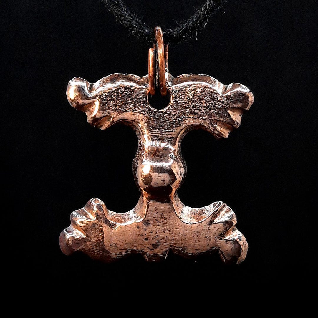 Viking Age Bronze Amulet Anchor. Medieval Hammer Pendant. Slavic ...