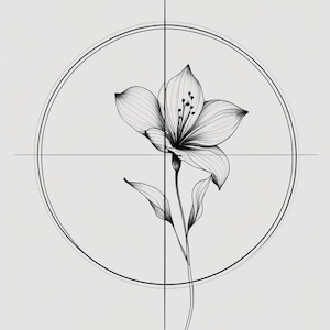 50 Minimal Floral Tattoo Designs | Fine Line Botanical Ink | Elegant ...