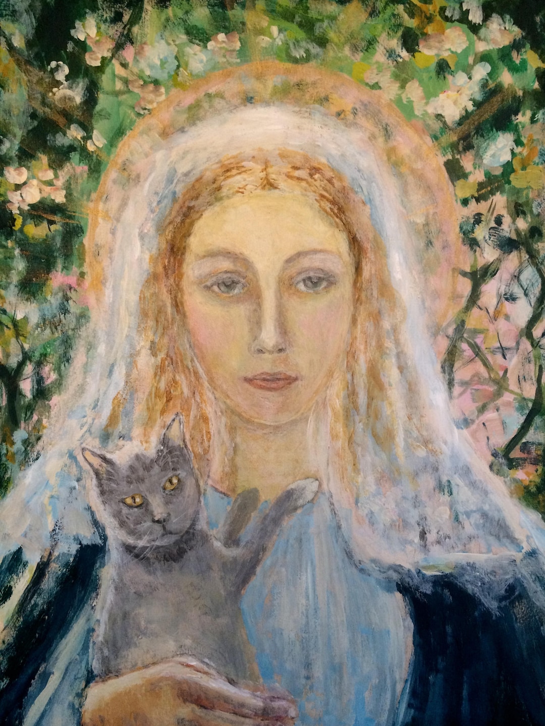 Saint Gertrude Patron Saint of Cats - Etsy