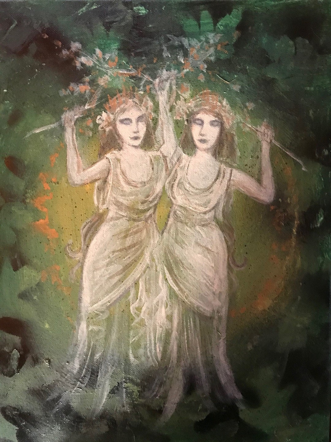 Druid Dance Original Painting - Etsy