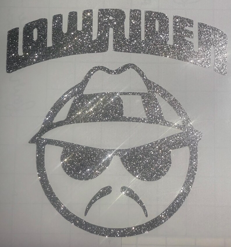 Lowrider Vinyl Decal | Classic Car Culture Sticker | Permanent Die-cut ...