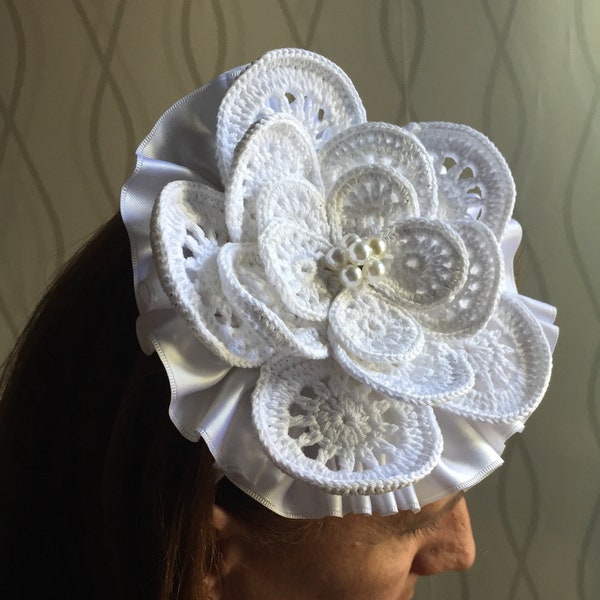 Crochet Fascinator - Etsy