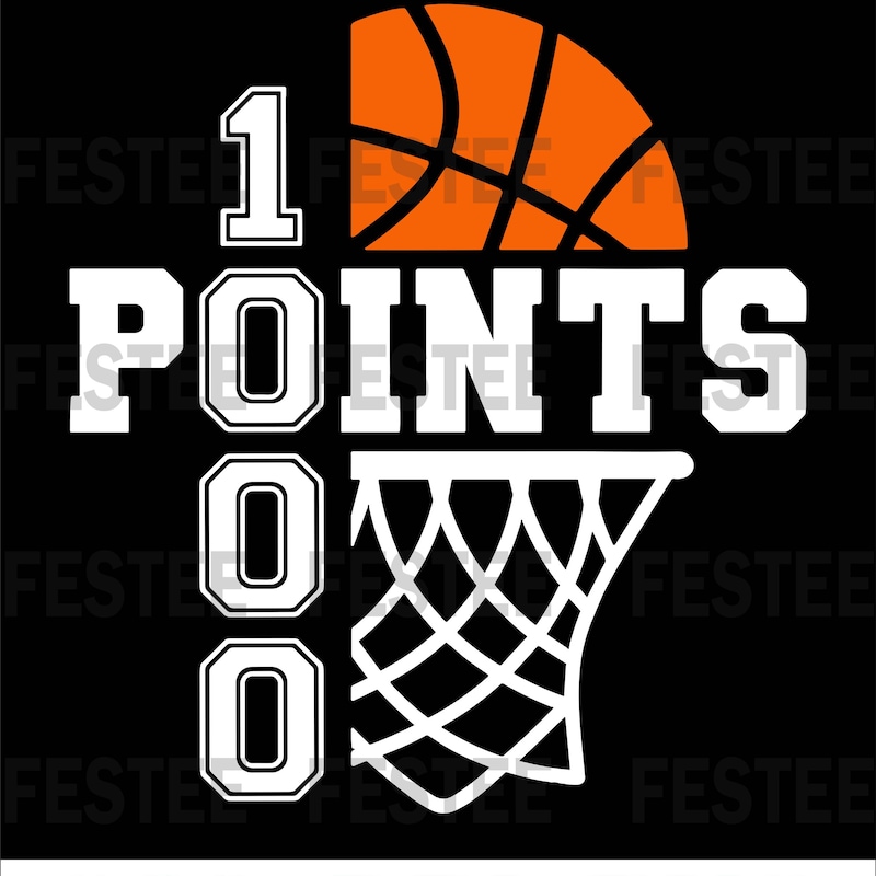 Basketball 1000 Points Banner - Etsy