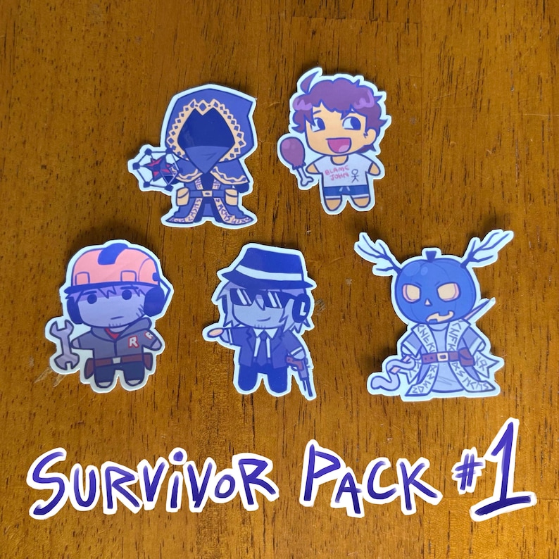 Roblox Forsaken Glossy Vinyl Sticker Packs 5pcs - Etsy