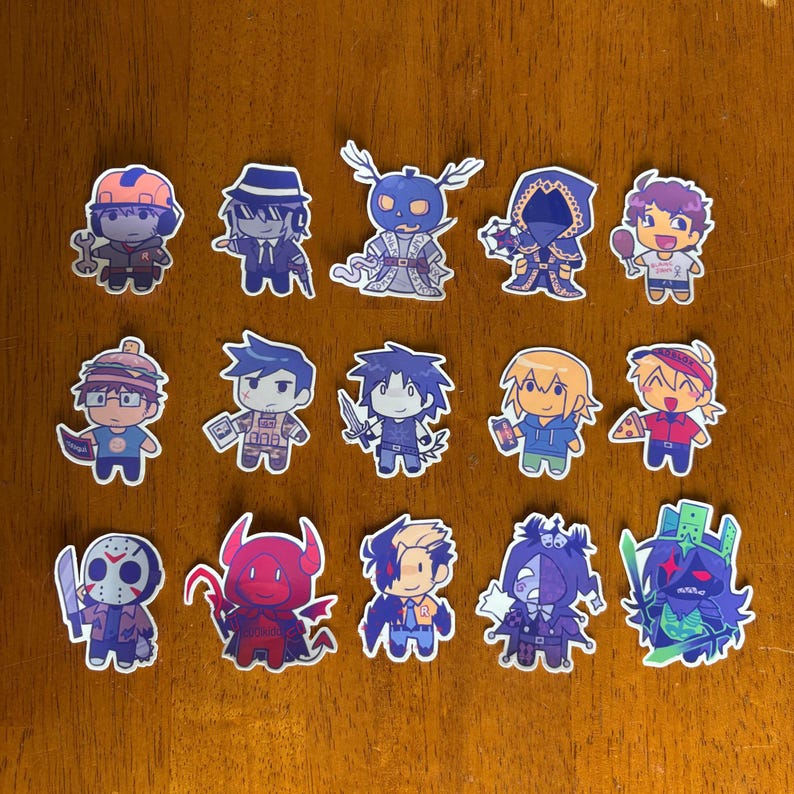 Roblox Forsaken Glossy Vinyl Sticker Packs 5pcs - Etsy