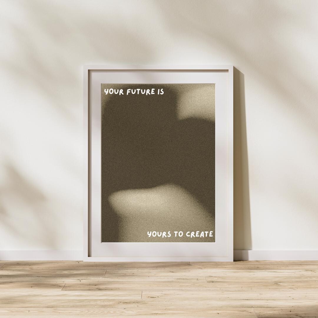 Your Future - Digital Download Poster - Law of Attraction Wall Decor ...