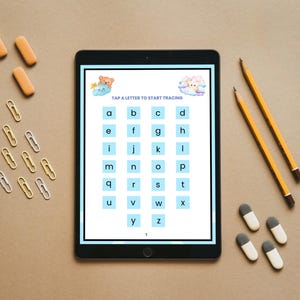 Lowercase Letter Tracing Worksheets for Kids PDF | Goodnotes Printable ...