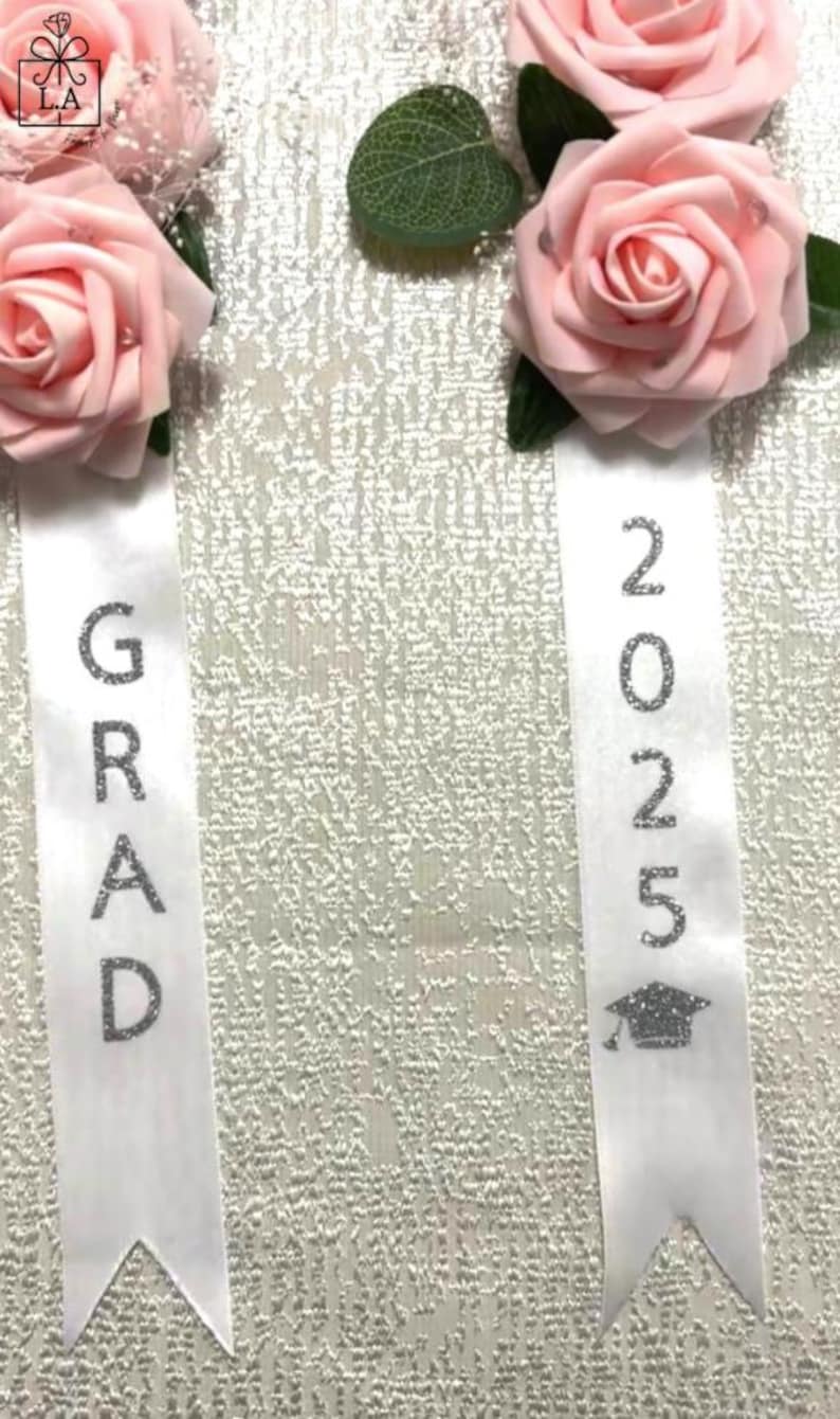 Custom Floral Graduation Sach/stole - Etsy