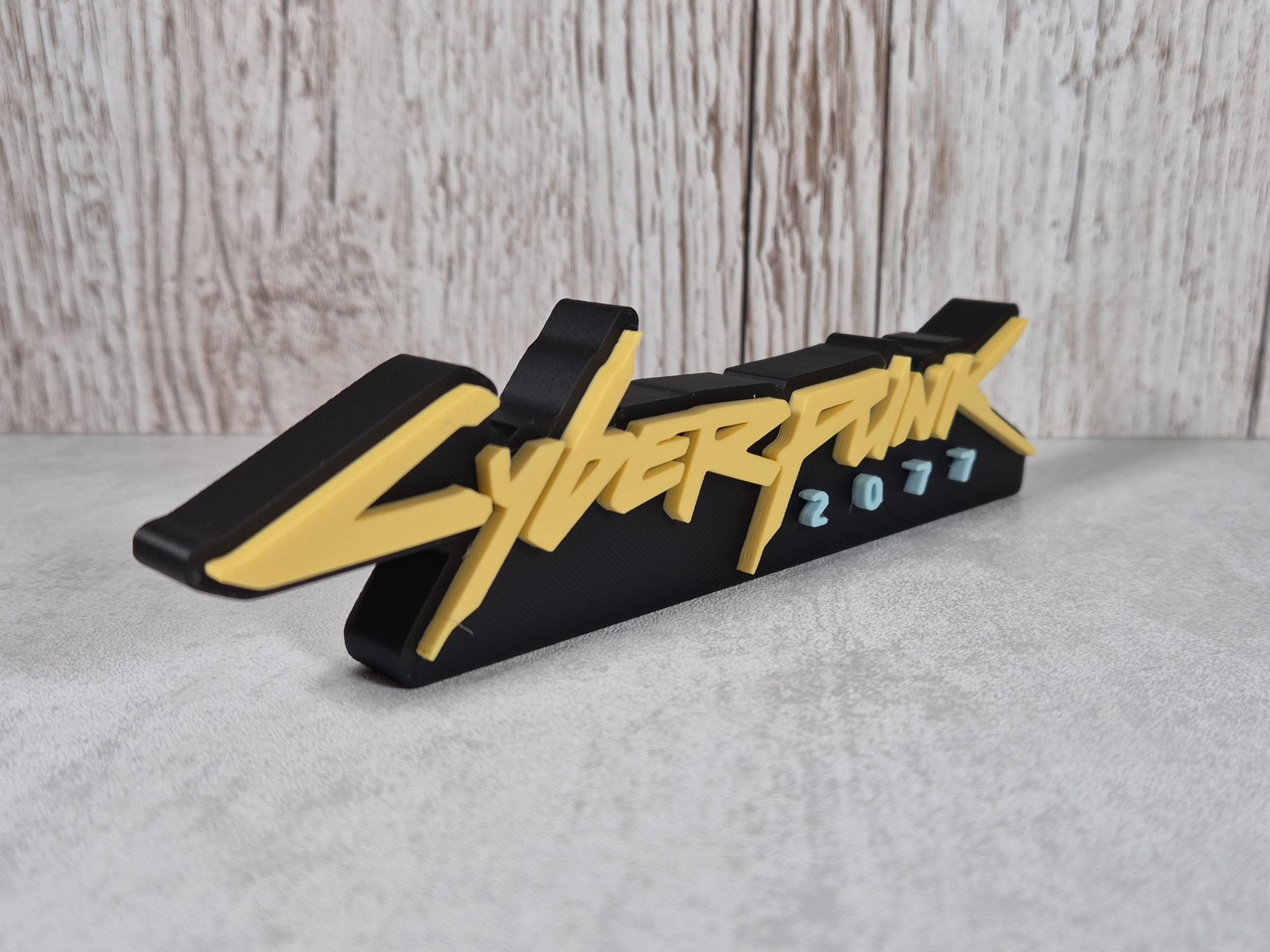 3D Printed Cyberpunk 2077 Desk Sign: Neon Gamer Decor - Etsy UK