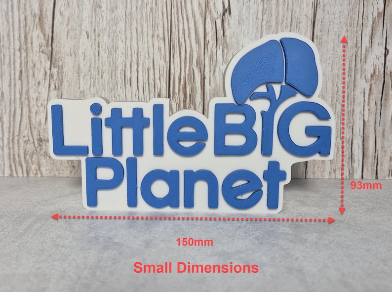 Little Big Planet 3D Printed Desk Sign: Gamer Decor - Etsy