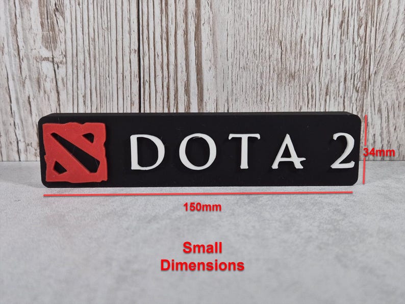 Dota 2 Desk Sign: 3D Printed Gamer Decor - Etsy