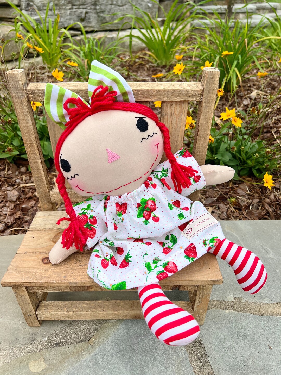 Traditional Rag Doll Classic Rag Doll Cloth Doll Handmade - Etsy